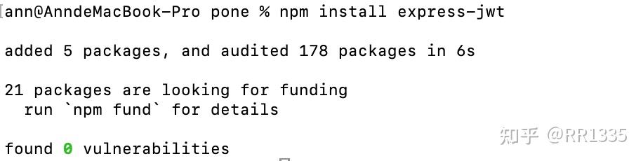 jwt ，Express token处理中间件 - 知乎