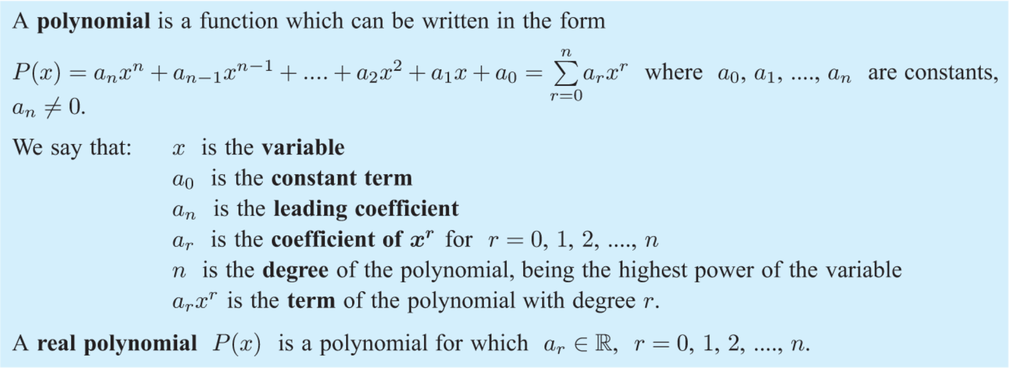 Real polynomials - 知乎