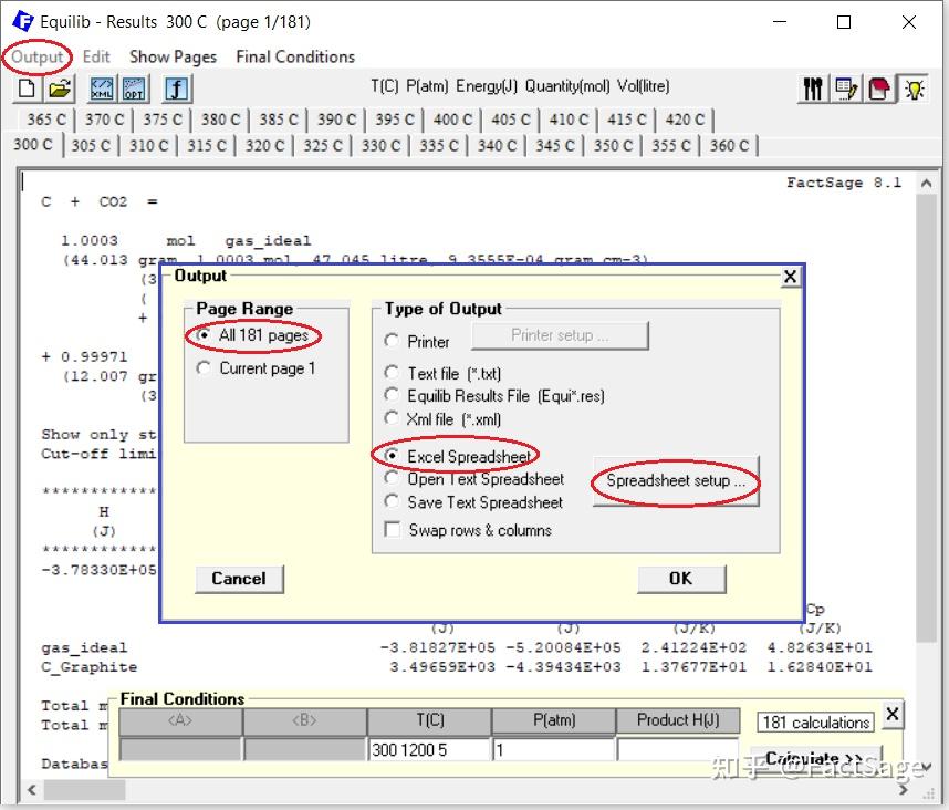 用FactSage的Equilib平衡计算模块绘制Fe-O-C系平衡图 - 知乎