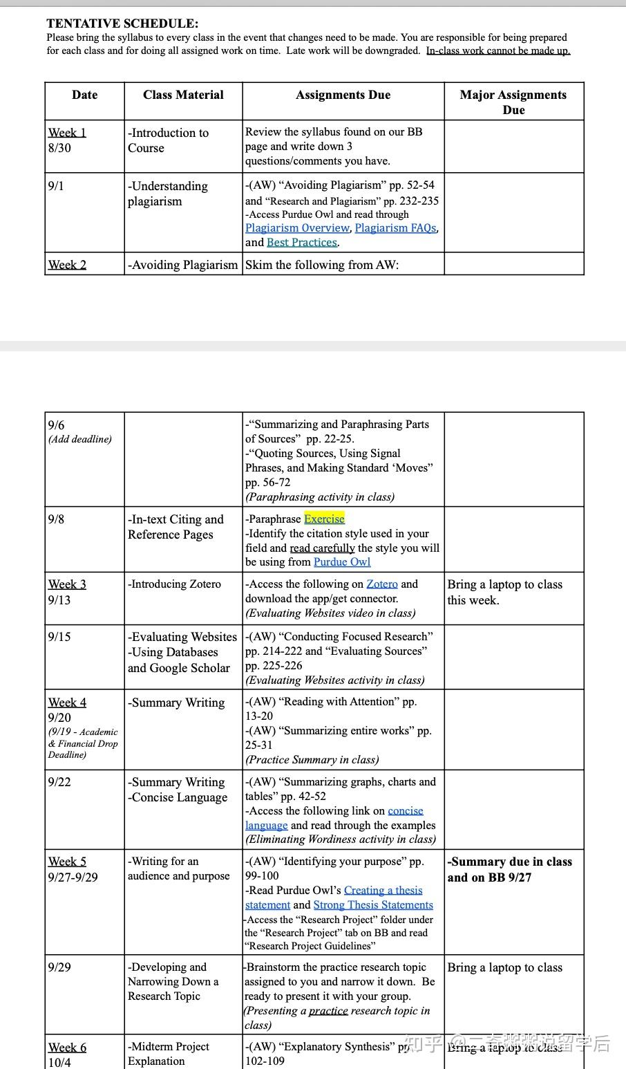 有关课程教学大纲（syllabus/outline）最全最详细的攻略！！！ - 知乎