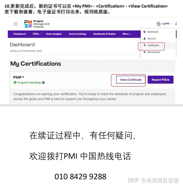 2023年PMP项目管理证书如何续证（详细流程）！ - 知乎