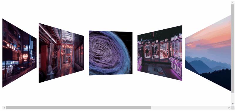 用scroll snap和scroll-driven animations实现苹果的经典动画cover flow - 知乎