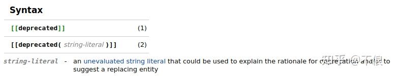 C++中的标准属性(Attribute)说明符 - 知乎