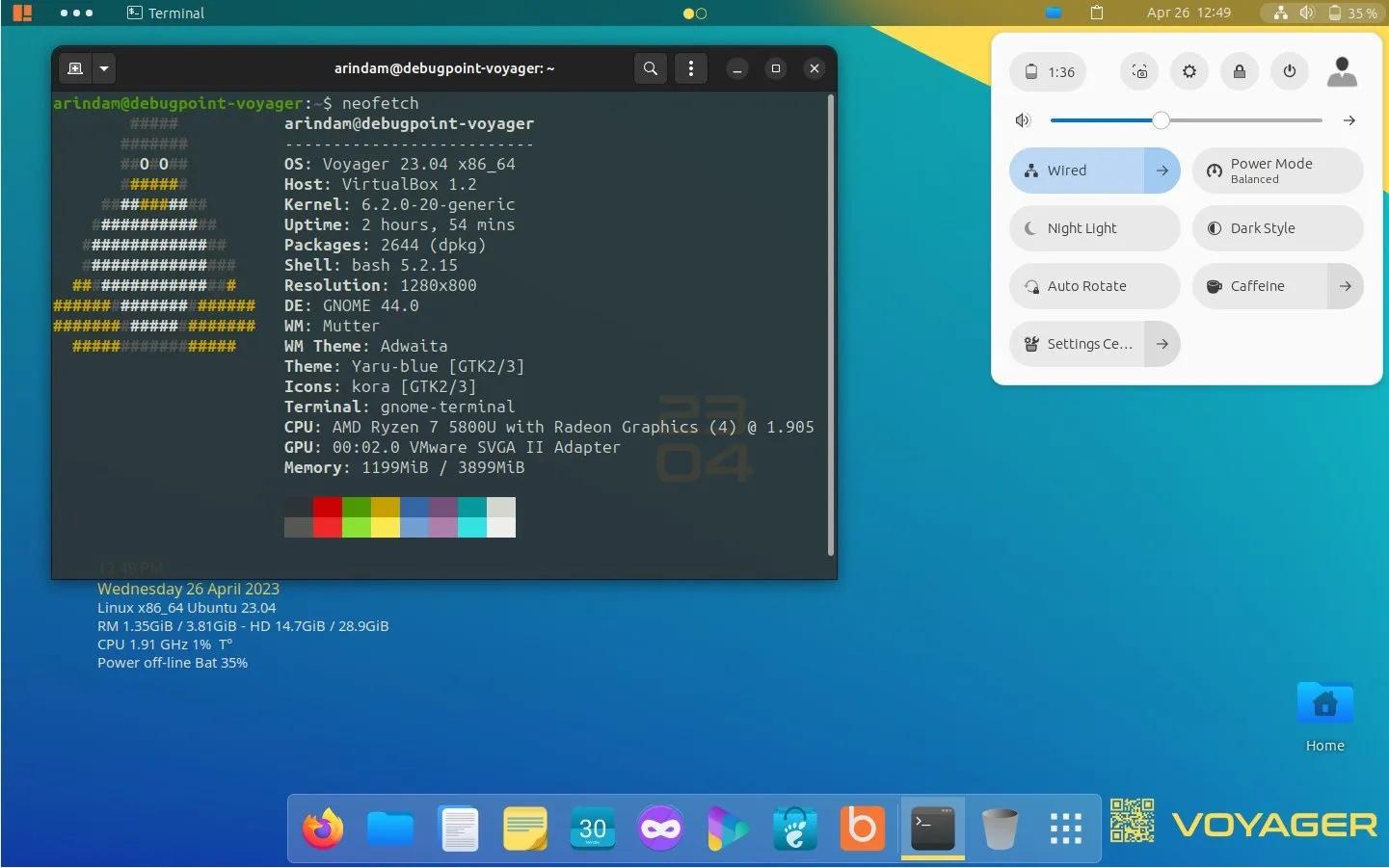 Voyager Linux 23.04：具有华丽外观且无 Snap 的 Ubuntu 体验 | Linux 中国 - 知乎