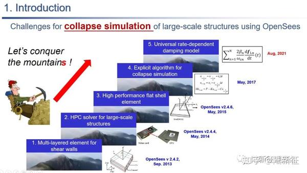 结构倒塌模拟的简单开源算例 - 知乎