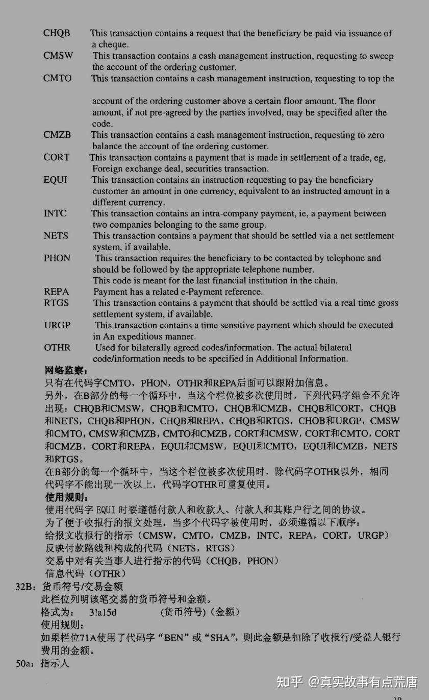 SWIFT MT101客户汇款和支票 - 知乎