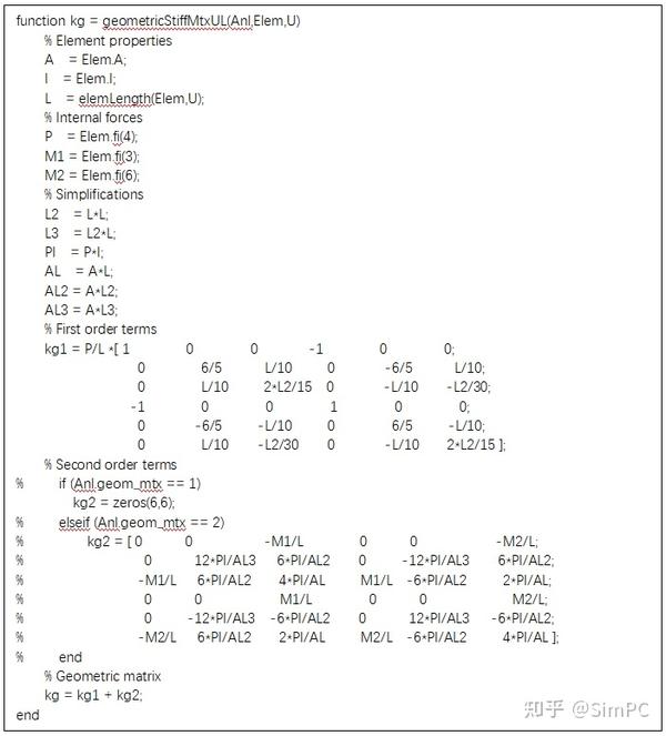 几何非线性有限元基本原理及matlab编程-Part 3 - 知乎