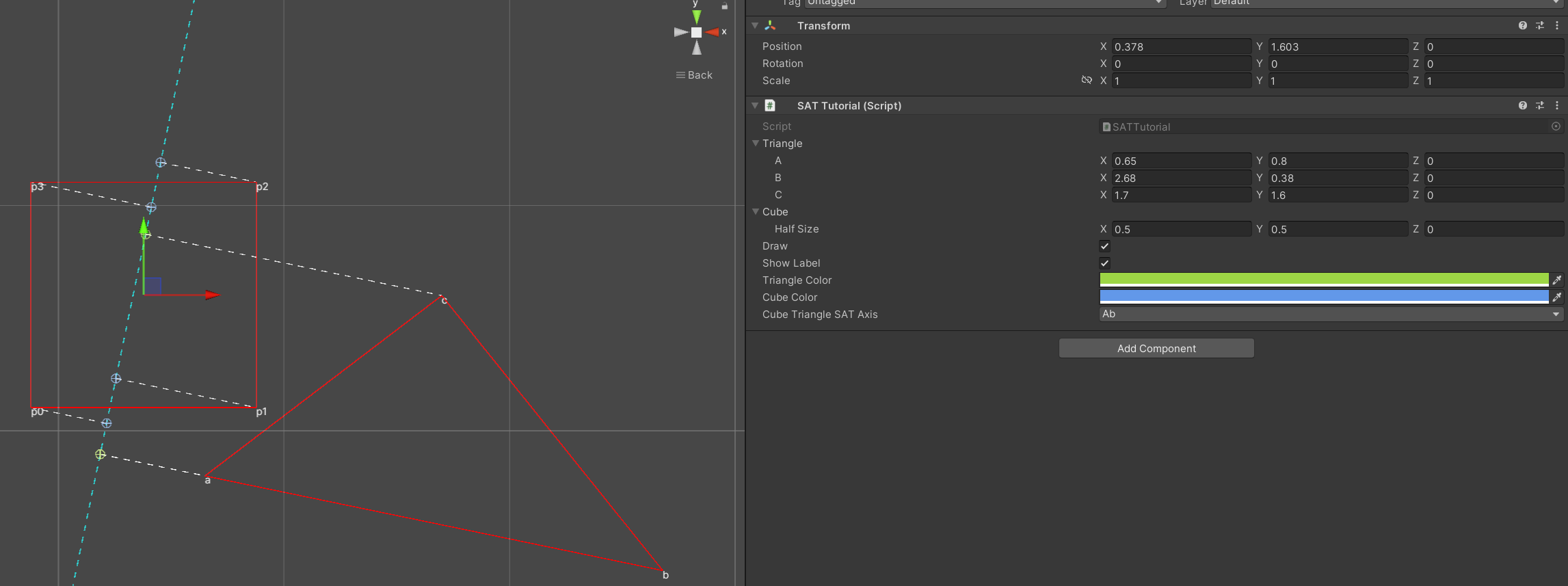 【Unity Physics】分离轴定理SAT（Separating Axis Theorem） - 知乎