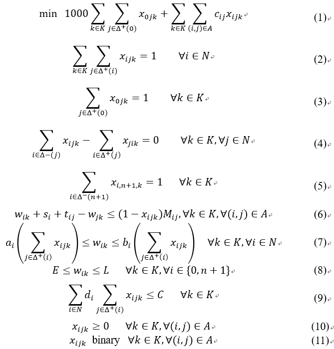 蚁群算法（ACO）求解带时间窗的车辆路径（VRPTW）问题 - 知乎