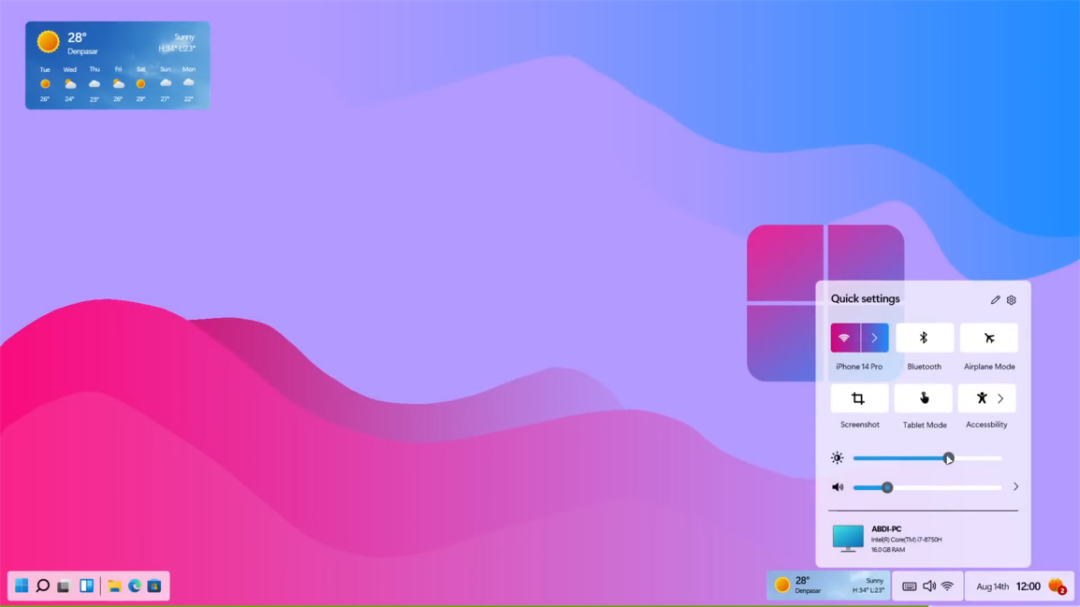 Windows12.1 Pro概念版安装和系统预览，界面设计和视觉效果很棒！ - 知乎