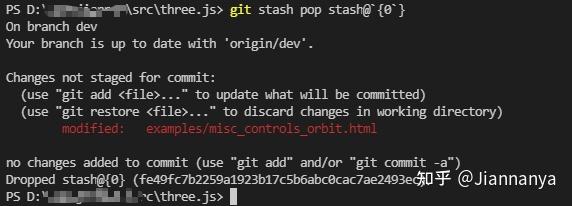 git stash的基本使用 - 知乎