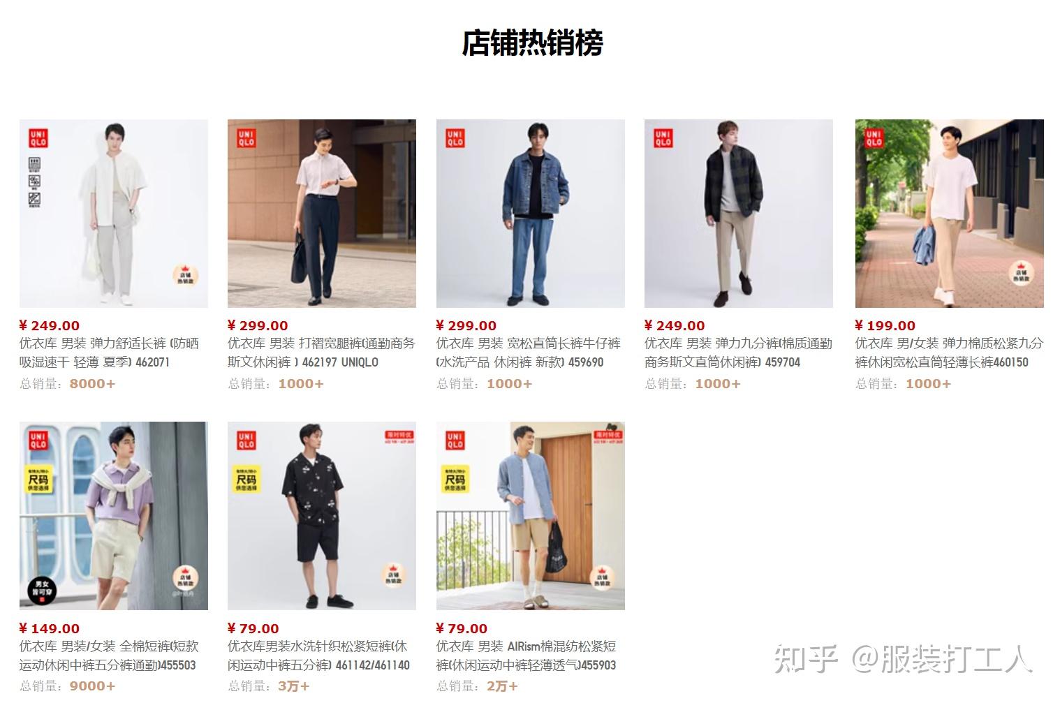 10家男生休闲裤对比：优衣库、森马、杰克琼斯、mmoptop、GXG、太平鸟男装、男势、GWIT九尾、海澜之家、V37 - 知乎