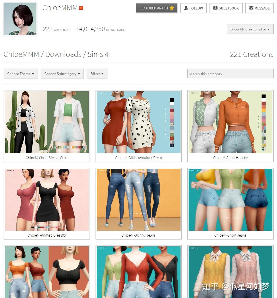 模拟人生4 | TSR作者Mod整理-服装类 - 知乎