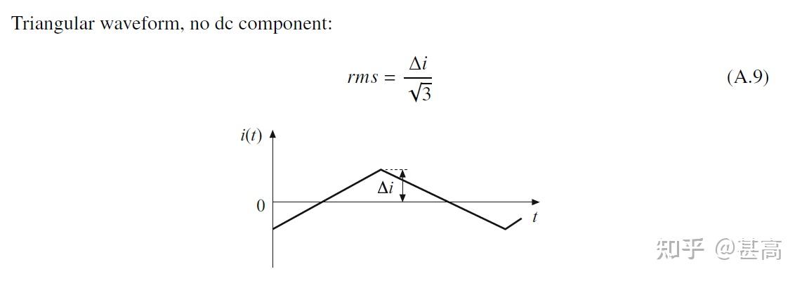 Appendix A RMS Values of Commonly Observed Converter Waveforms - 知乎