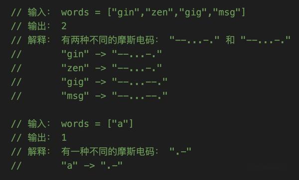 Leetcode 804 唯一摩尔斯密码词 [map] Python3 Go Unique Morse Code Words 知乎