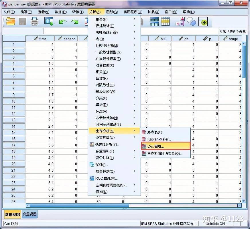 初学者如何理解Cox回归和HR值 - 知乎