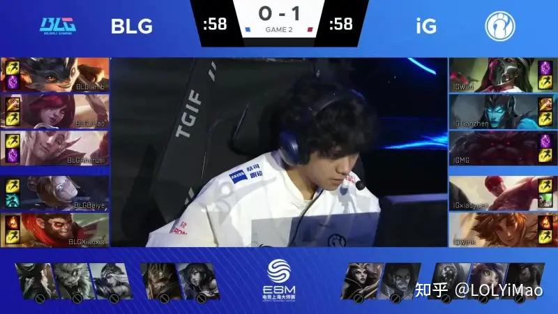 电竞上海大师赛IG 2-0 BLG - 知乎