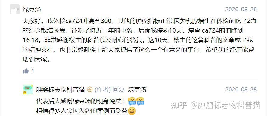 肿瘤标志物科普系列--CA724升高原因分析 - 知乎