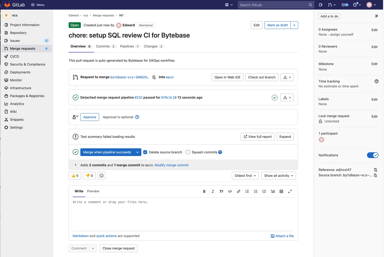 一键集成 SQL 审核到你的 GitLab 和 GitHub CI/CD - 知乎