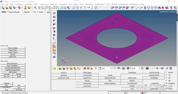 Hypermesh二维网格washer功能应用 - 知乎
