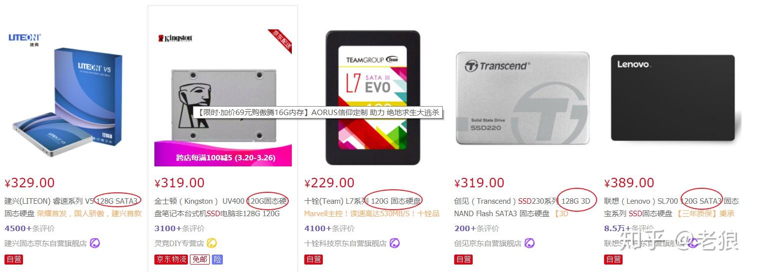 128G的固态硬盘为什么有的标120G，有的标100G？固态硬盘容量背后的秘密 - 知乎
