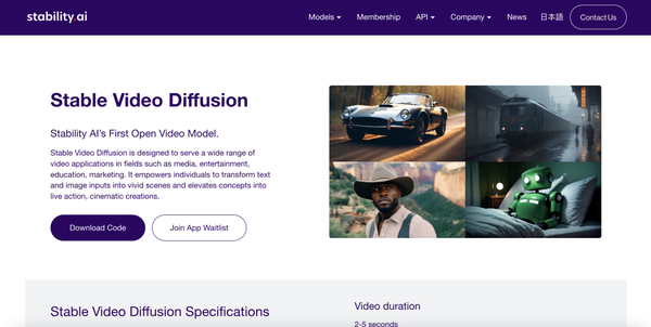 Stable Video正式开放公测 - 珍惜AI视频4s时代的余晖吧 - 知乎