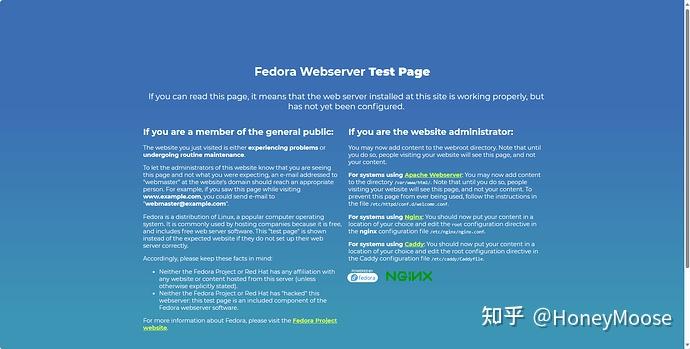 Fedora Linux 中安装 nginx - 知乎