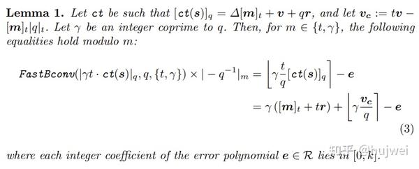 全同态加密方案之RNS-BFV - 知乎