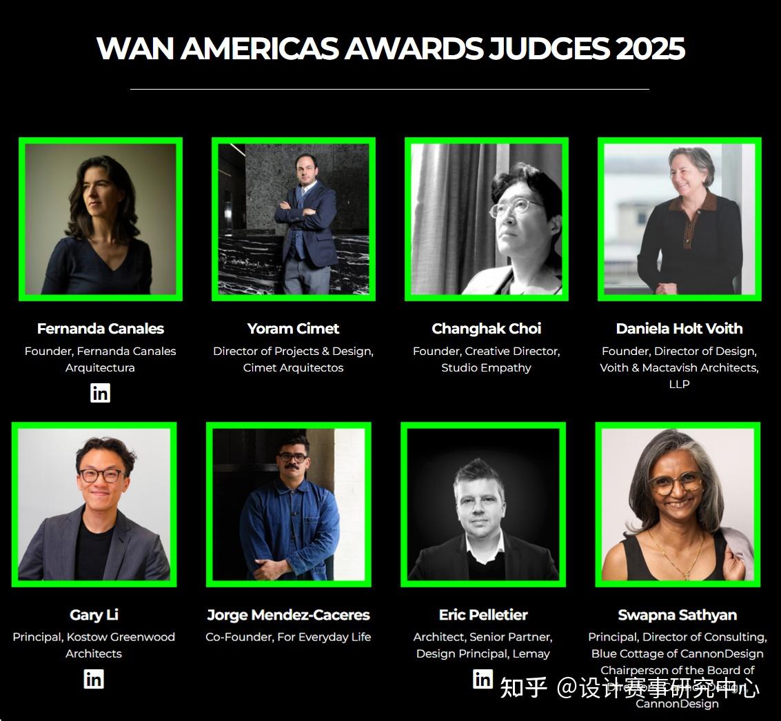2025 WAN AWARDS AMERICAS评审阵容揭秘！ - 知乎