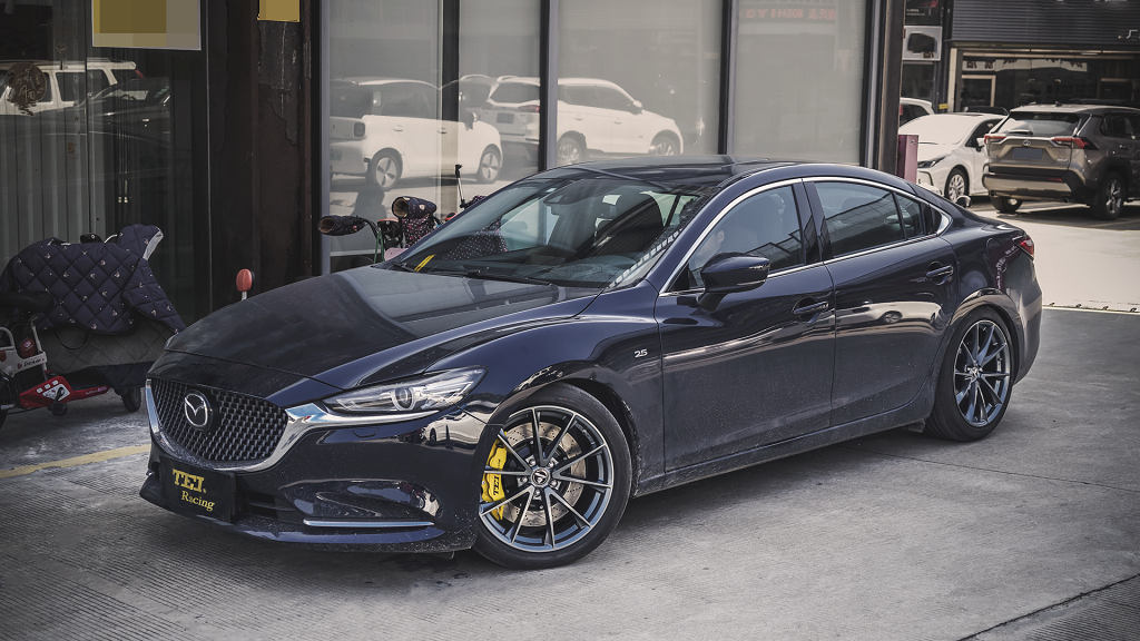 汽车刹车改装分享，阿特兹21款升级TEI刹车套件，前P60ES六活塞卡钳 - 知乎