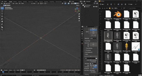 Blender必备插件 -一键拖拽导入 Drag&Drop Import【F621】 - 知乎