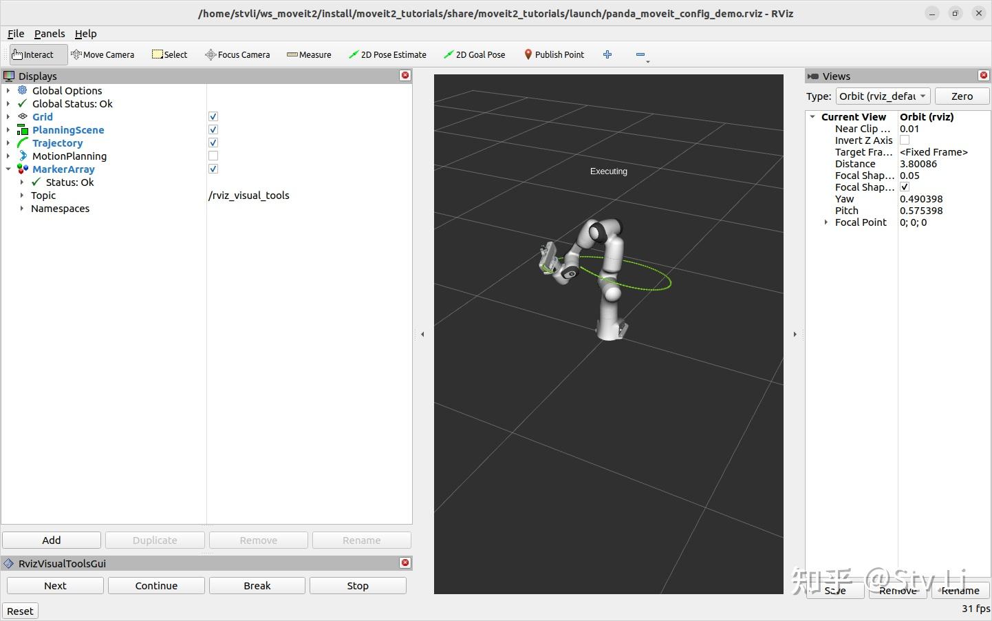【学习笔记】ROS2纯小白 - MoveIt!（humble）安装、初识与C++实现运动规划 - 知乎