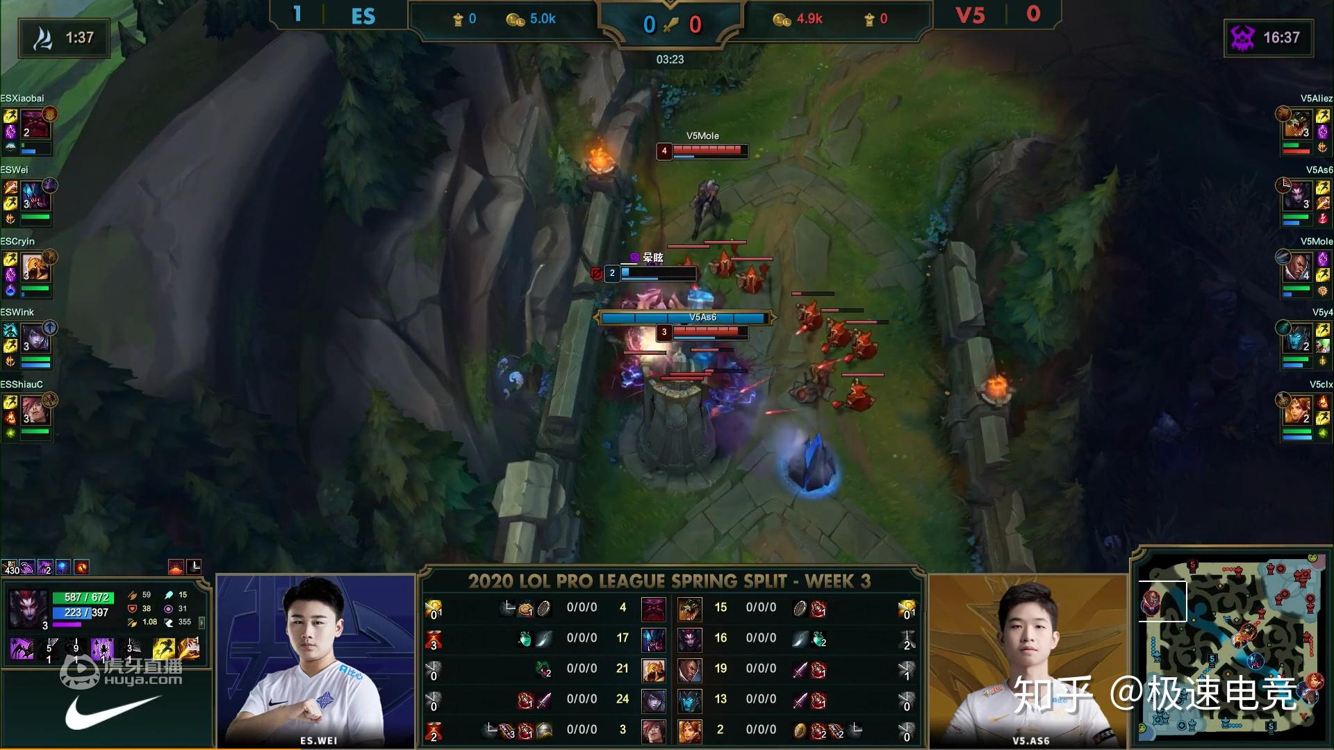 eStar横扫V5，重新回到LPL积分榜首 - 知乎