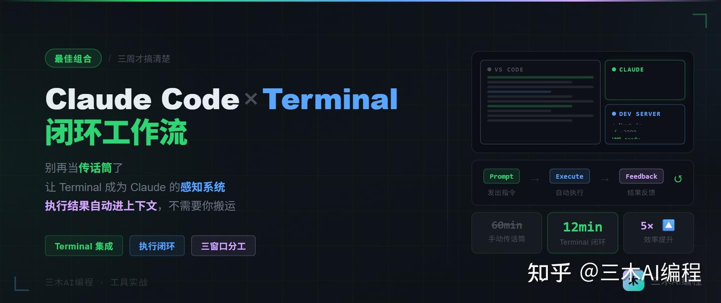 Claude Code 与 Terminal 的最佳组合工作流" - 知乎