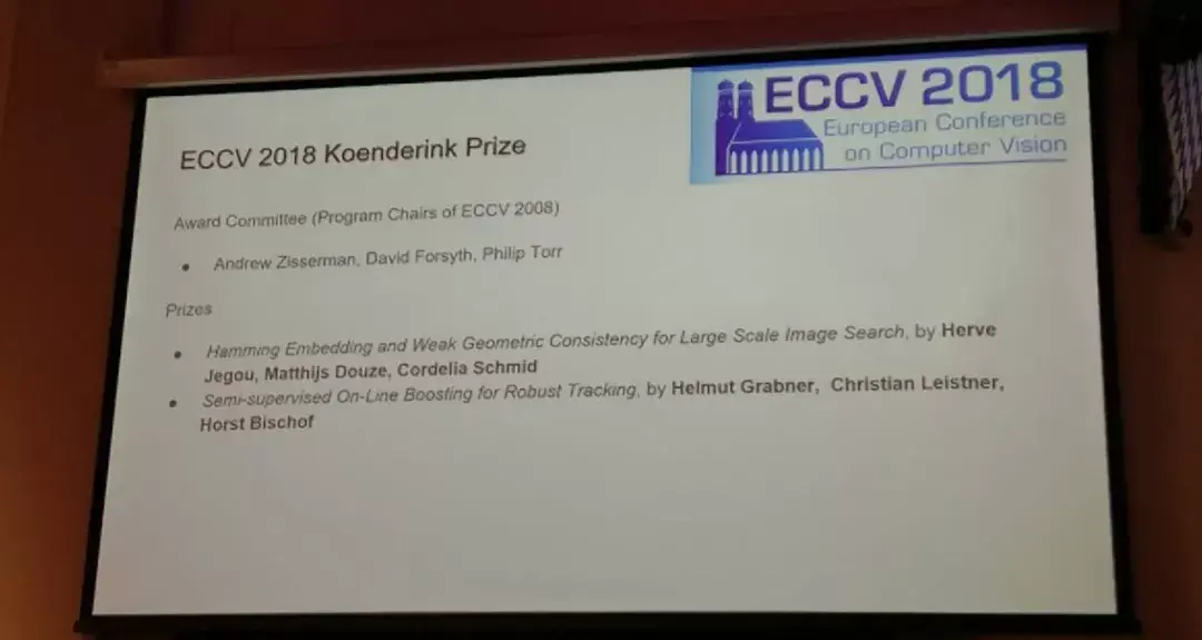 ECCV 2018奖项公布：德国团队获最佳论文，吴育昕、何恺明上榜 - 知乎