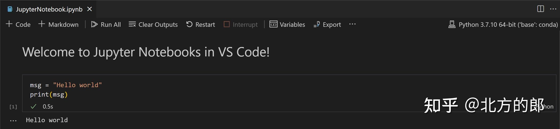 VS Code 中的 Jupyter Notebook - 知乎