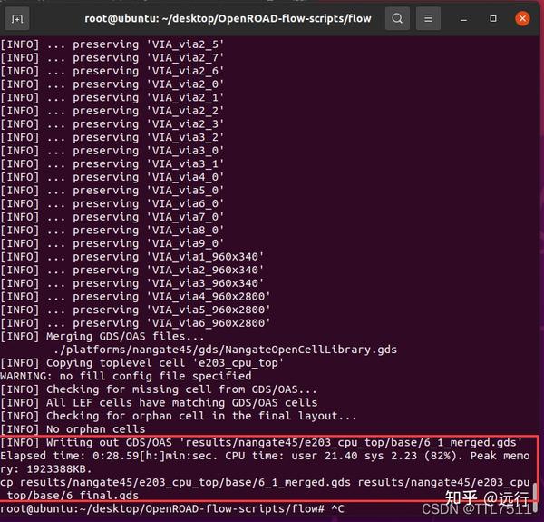 基于Ubuntu20.04部署OpenROAD，使用OpenROAD构建蜂鸟E203处理器核GDS - 知乎