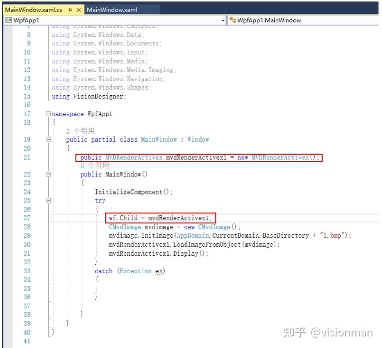 海康visionmaster-在WPF中使用Winform控件的方法 - 知乎