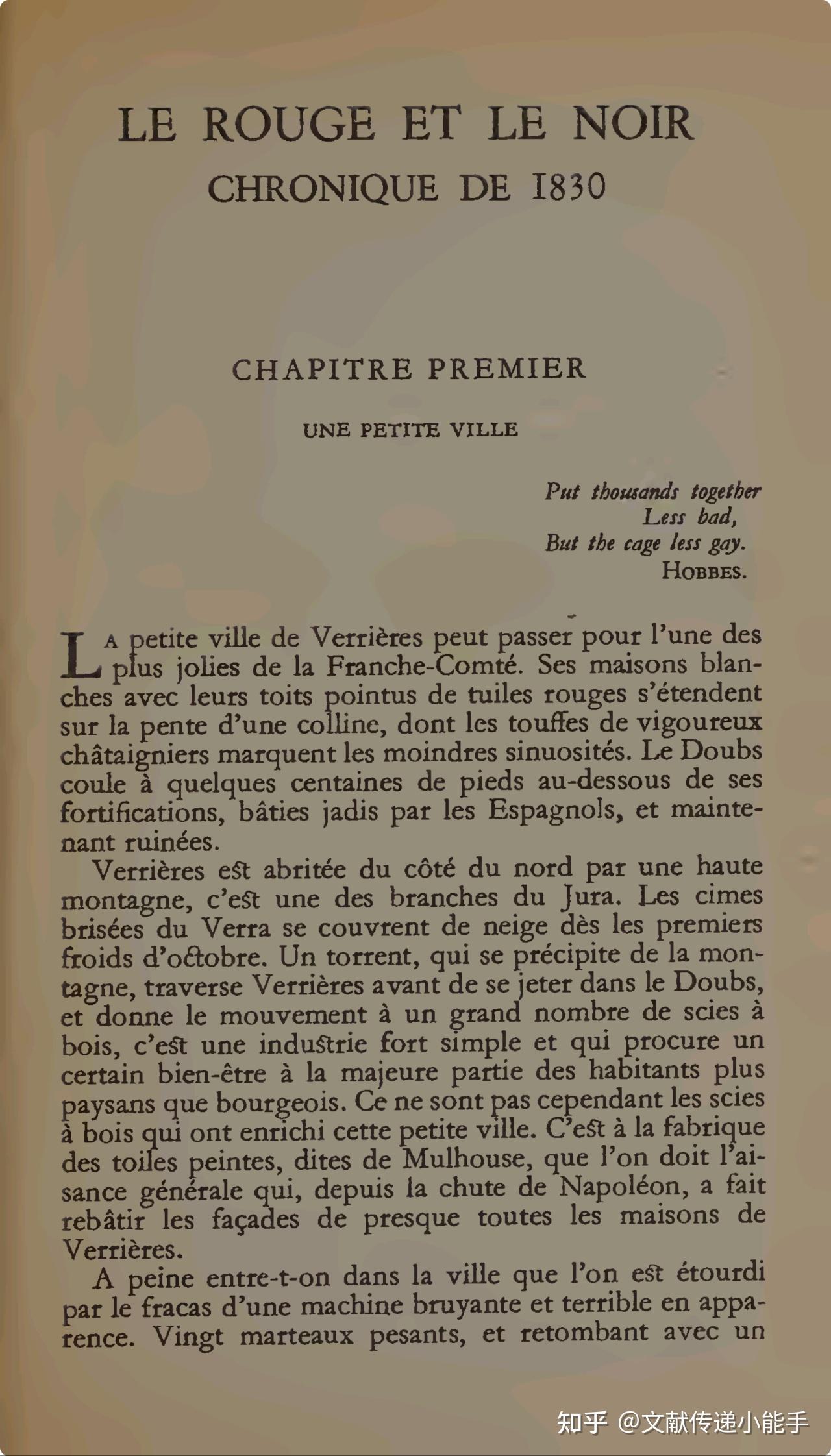 司汤达,红与黑,法文版,Le rouge et le noir：chronique du XIX siecle by Stendhal.pdf ...