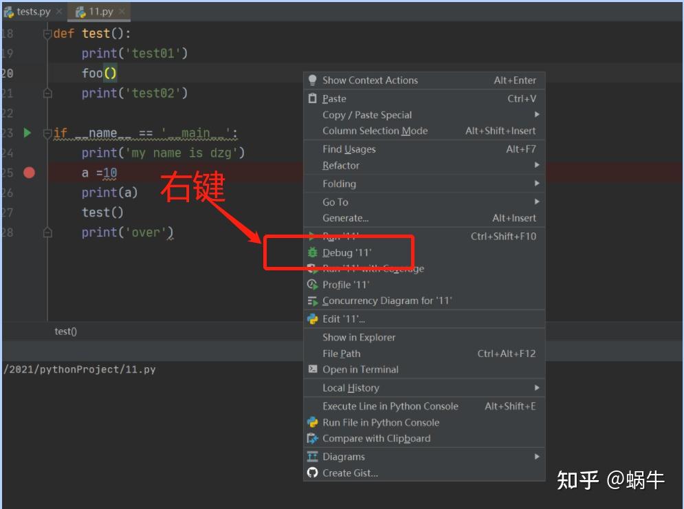 68 python断点调试 - 知乎