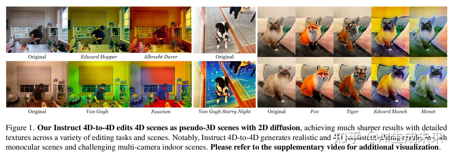 CVPR`24 | 4D编辑哪家强？浙大首次提出通用指导4D编辑框架：Instruct 4D-to-4D - 知乎