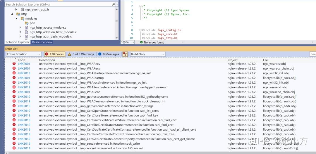 如何在 Visual Studio 编译调试 Windows 版本的 Nginx 源码？ - 知乎