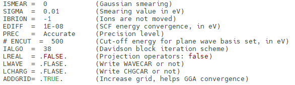 DFT新手入门：VASPKIT生成模版INCAR - 知乎