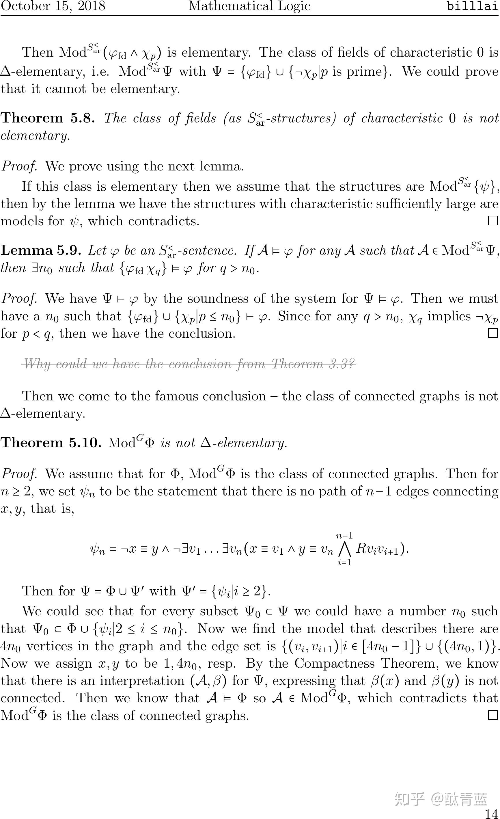 Notes of Mathematical Logic - 知乎