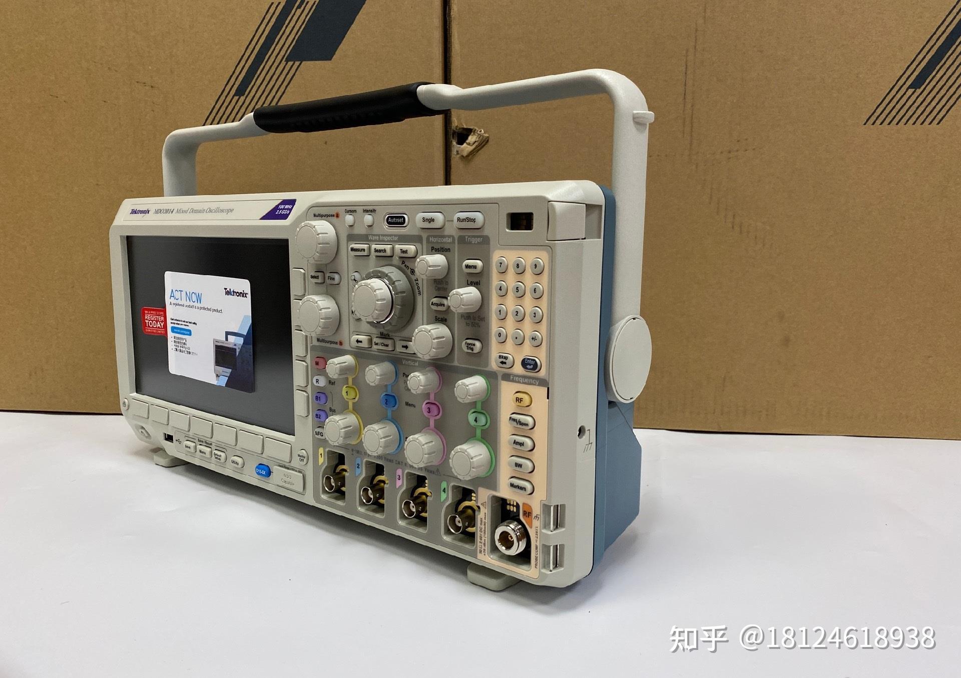 泰克tektronix Mdo3014 混合域示波器 知乎