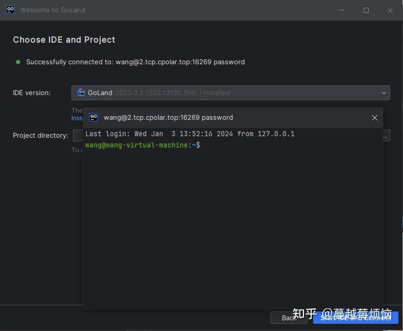 GoLand远程开发IDE：使用SSH远程连接服务器进行云端编程 - 知乎