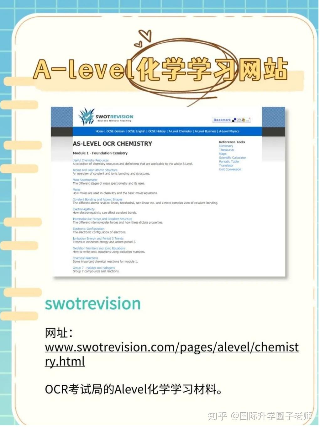 学Alevel化学一定要知道这9个Alevel化学网站！ - 知乎