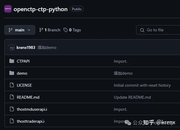 发布CTPAPI-Python源码 - 知乎