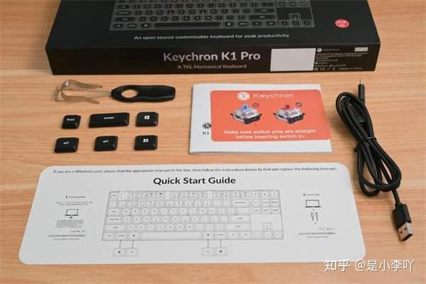 矮轴Keychron K1Pro 机械键盘K1Pro开箱体验评测：高度客制化 - 知乎