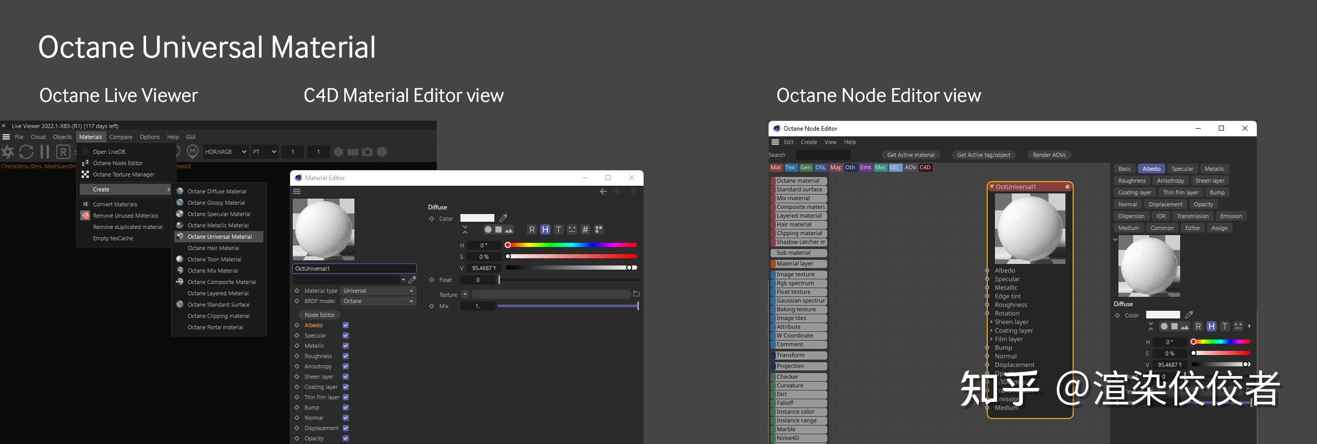 通用材质是什么？如何使用它在 Octane 中构建任何类型的材质？ - 知乎